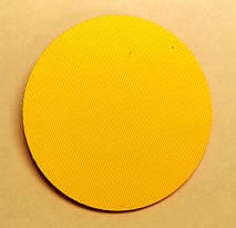 6″ Inch Yellow Velcro Backer Pad for Pistol Grip Sander ...