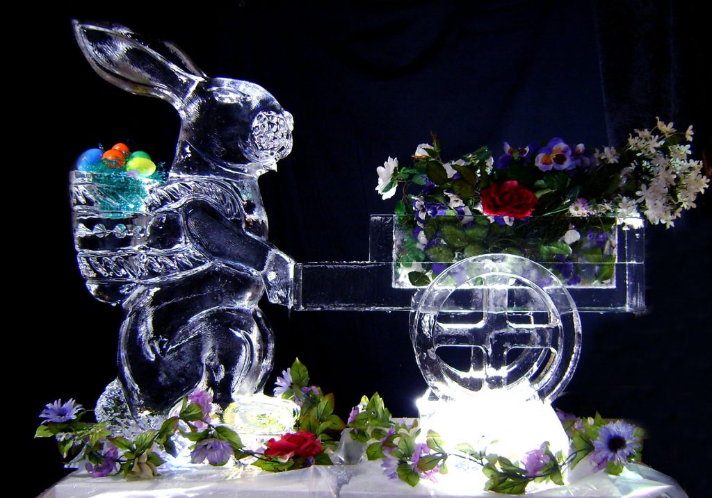 Carving an Easter Bunny – IceSculptingTools.com